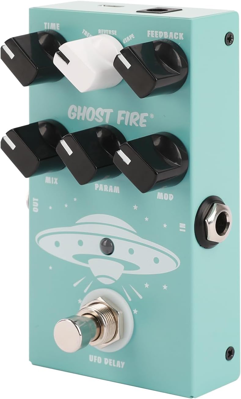 Amazon.com: LEKATO Delay Digital Guitar Effect Pedal with Tape Temps ...