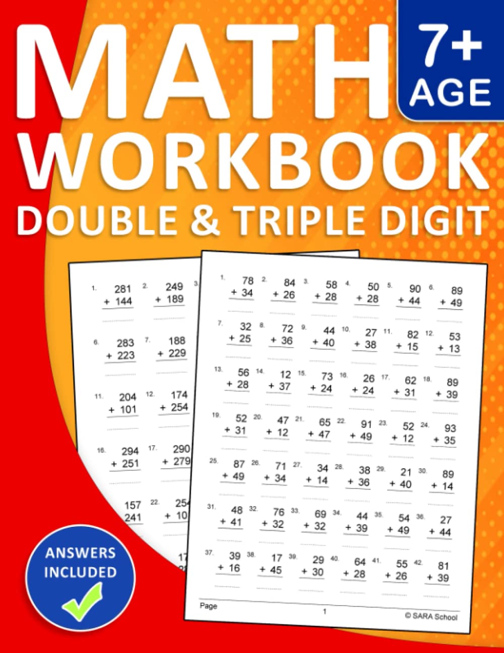 Double and Triple Digit Addition and Subtraction Workbook With Answers ...