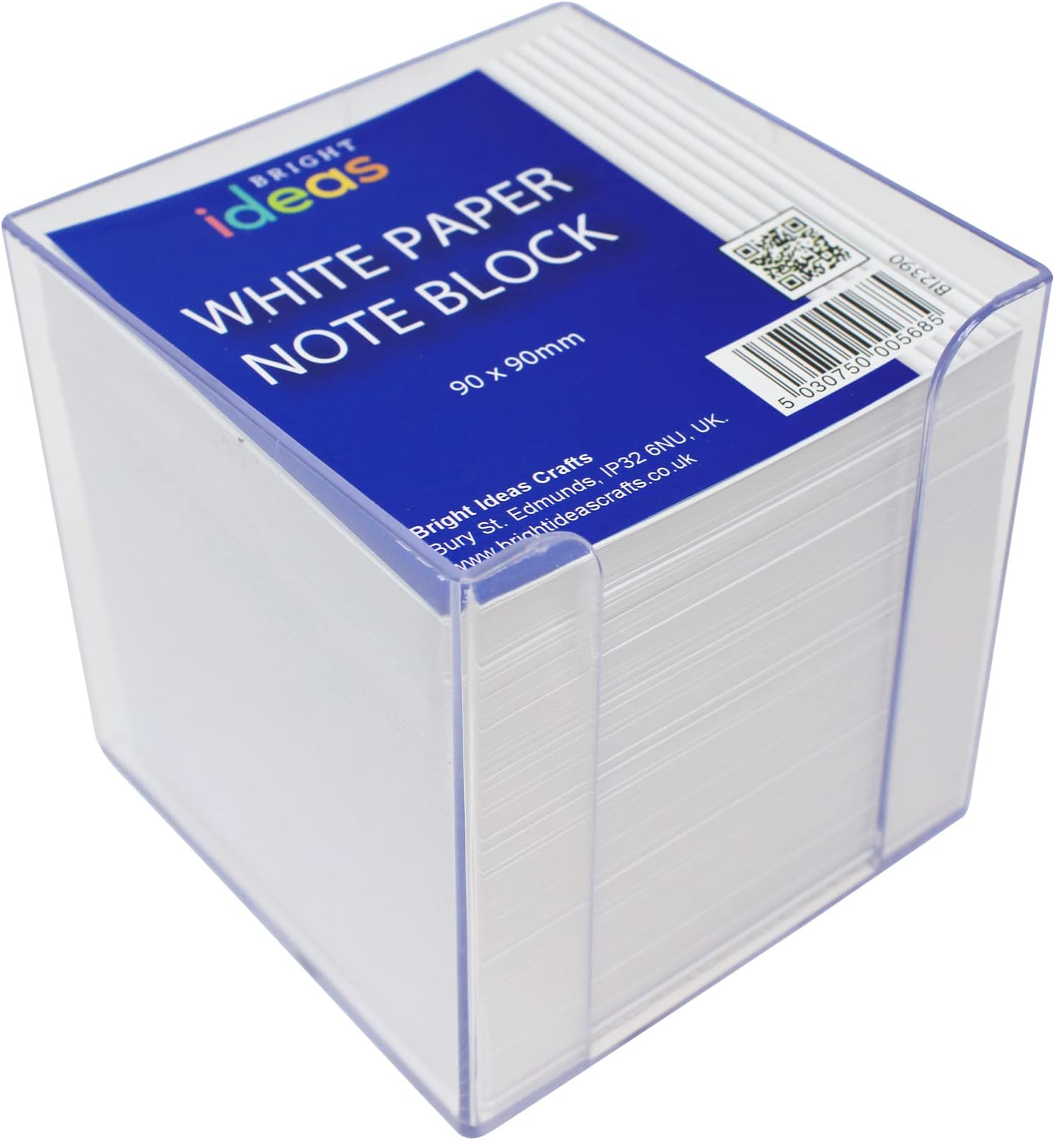 Herlitz Big 9 Box 650 Sheet Transparent Cube Note Box : Amazon.co.uk