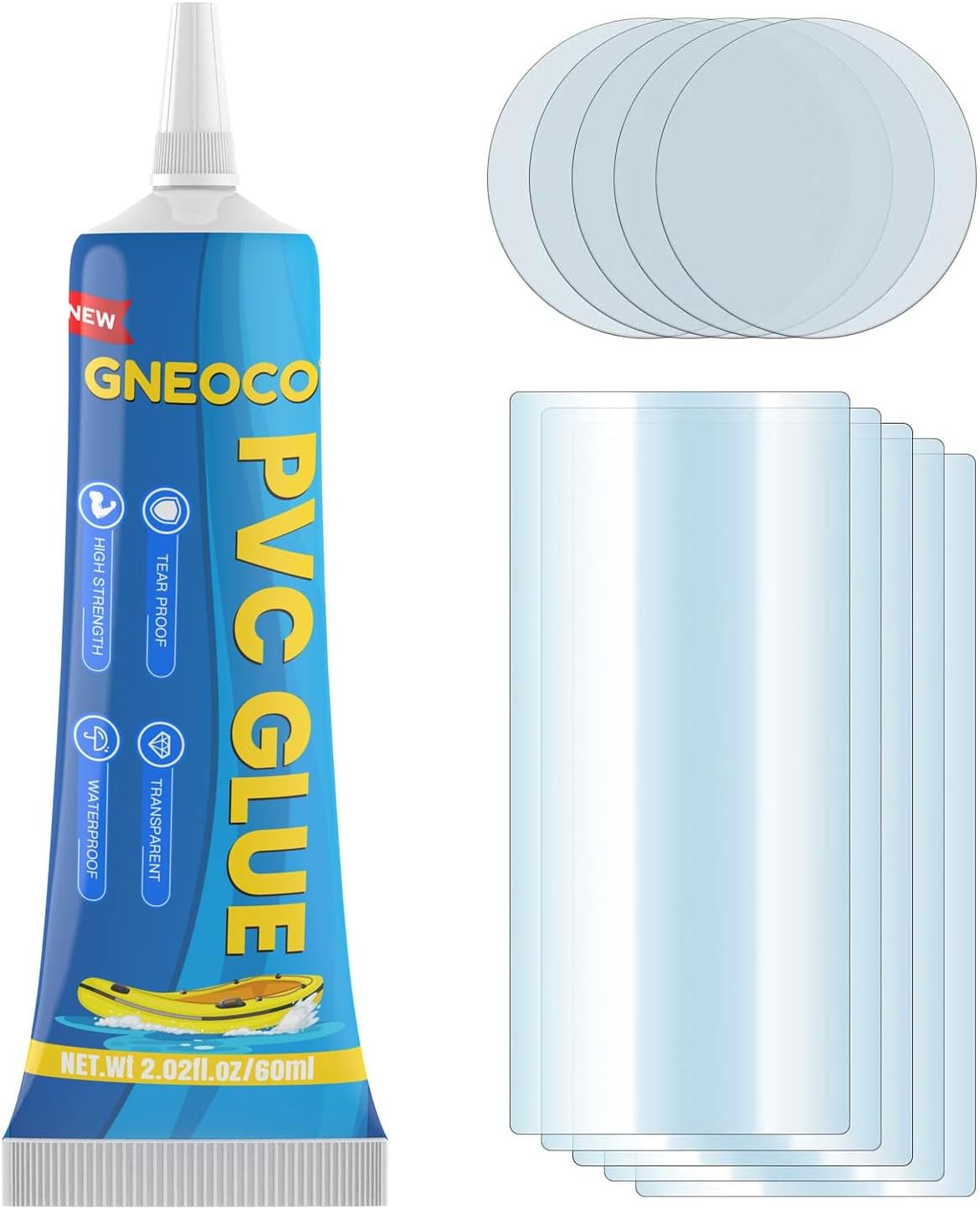 Amazon.com : GNEOCO Air Mattress Patch Kit 60ML, Waterproof Inflatable ...