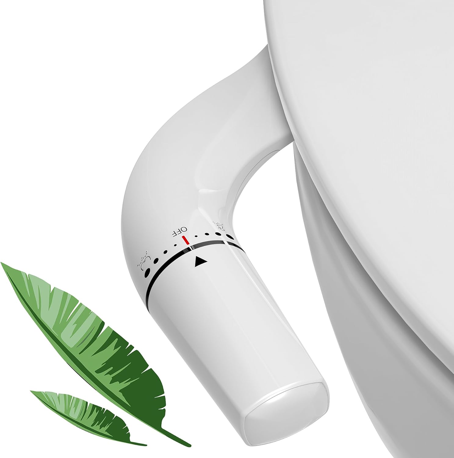 Bidet Attachment for Toilet UK - WITHLENT Ultra-Slim Bidet with Non ...