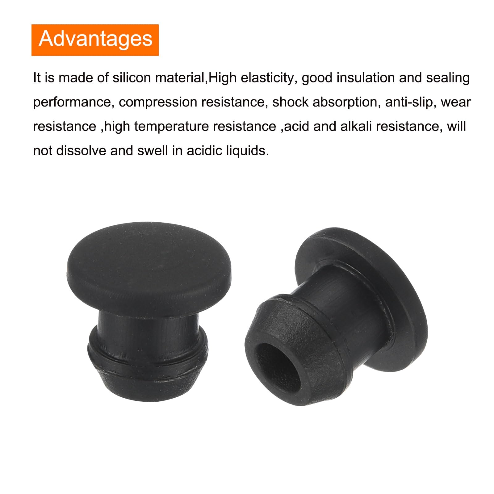 Snapklik.com : Silicone Snap In Locking Hole Plugs,Rubber Panel Seal ...