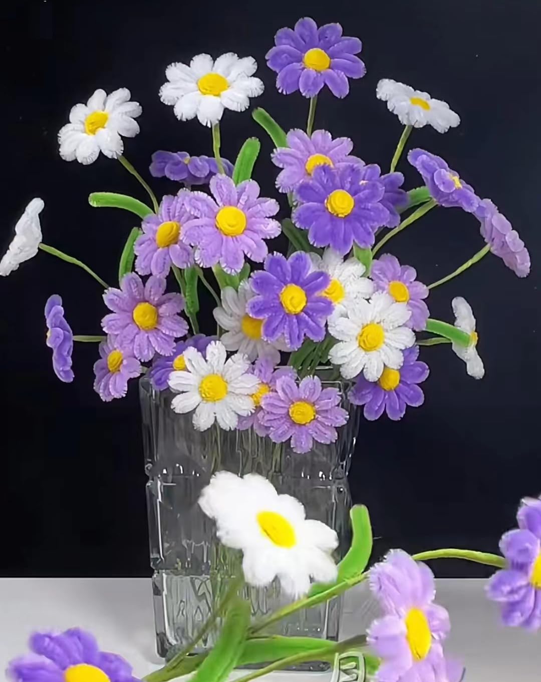 Amazon.com: YOOTOM 310PCS Pipe Cleaner Flower Kits for Little Daisies ...