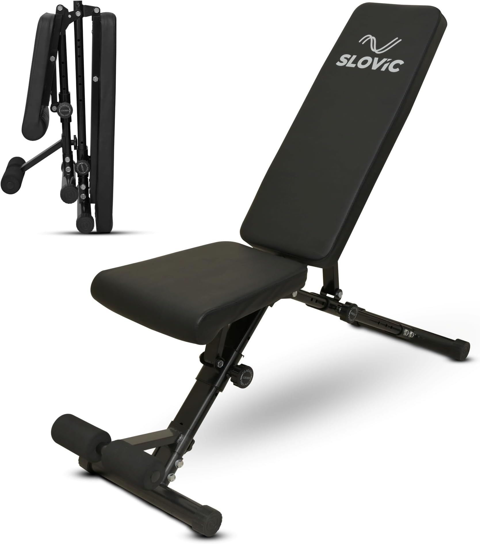 Adidas Steel Essential Utility Bench (Black, Upright, 150 kg max. Load ...