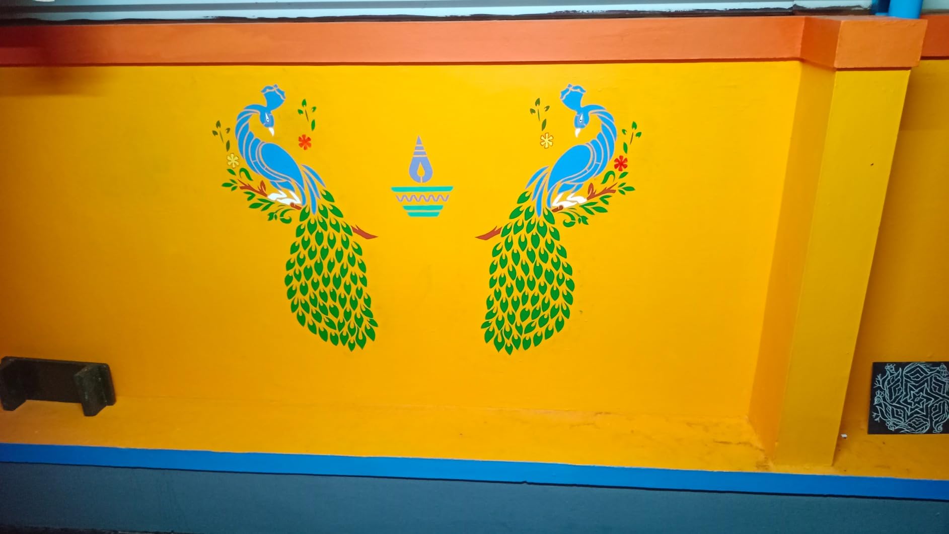 PTD Imposing | Large Size Peacock Wall Design Painting Stencils for ...