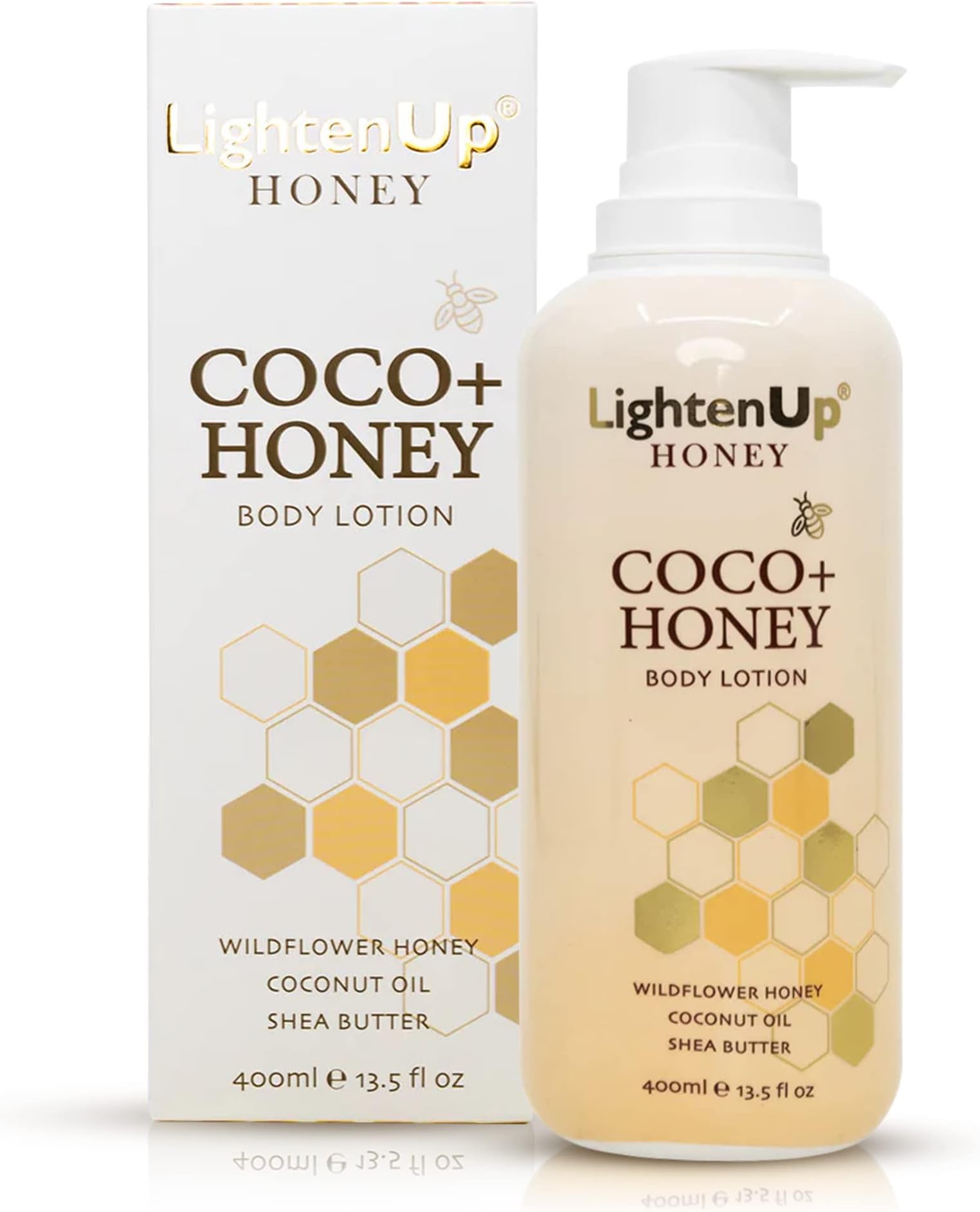 Amazon.com : OMIC Lighten-Up Honey, Skin Brightening Body Lotion - 13.5 ...