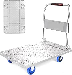 Heavy Duty Folding Platform Flat Bed Trolley Truck Sack Barrow ...
