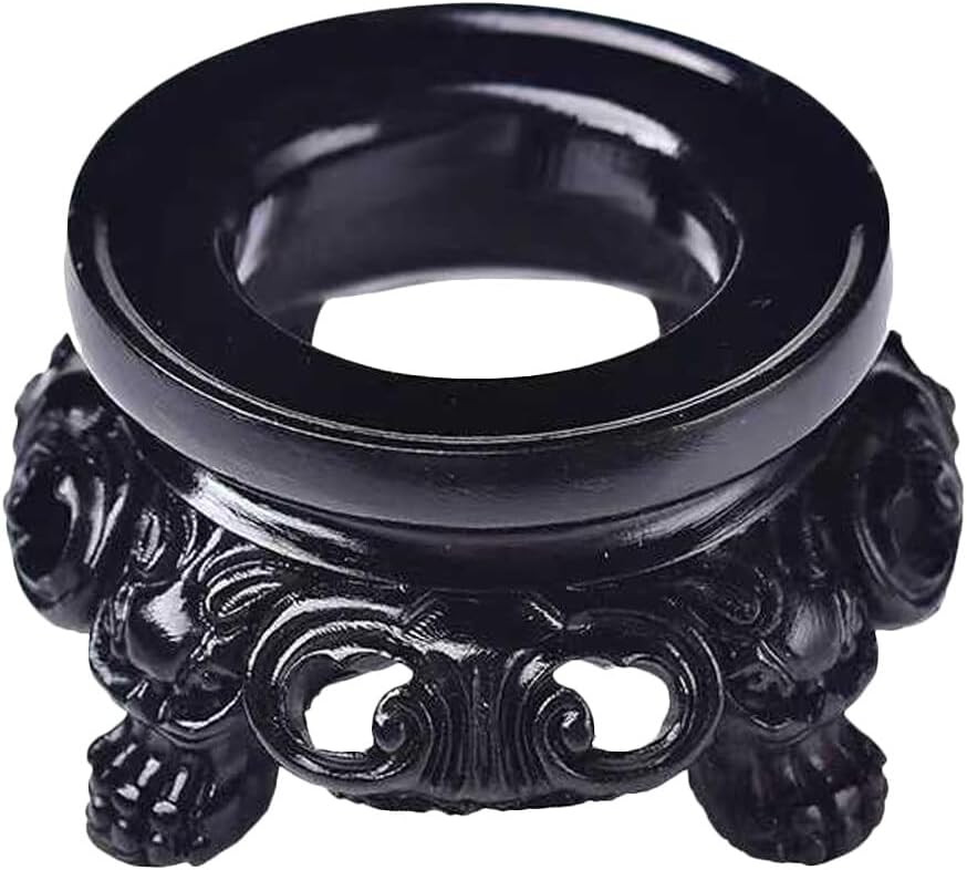 Amazon.com: Galepromot Crystal Ball Stand, Black Wooden Display Stand ...