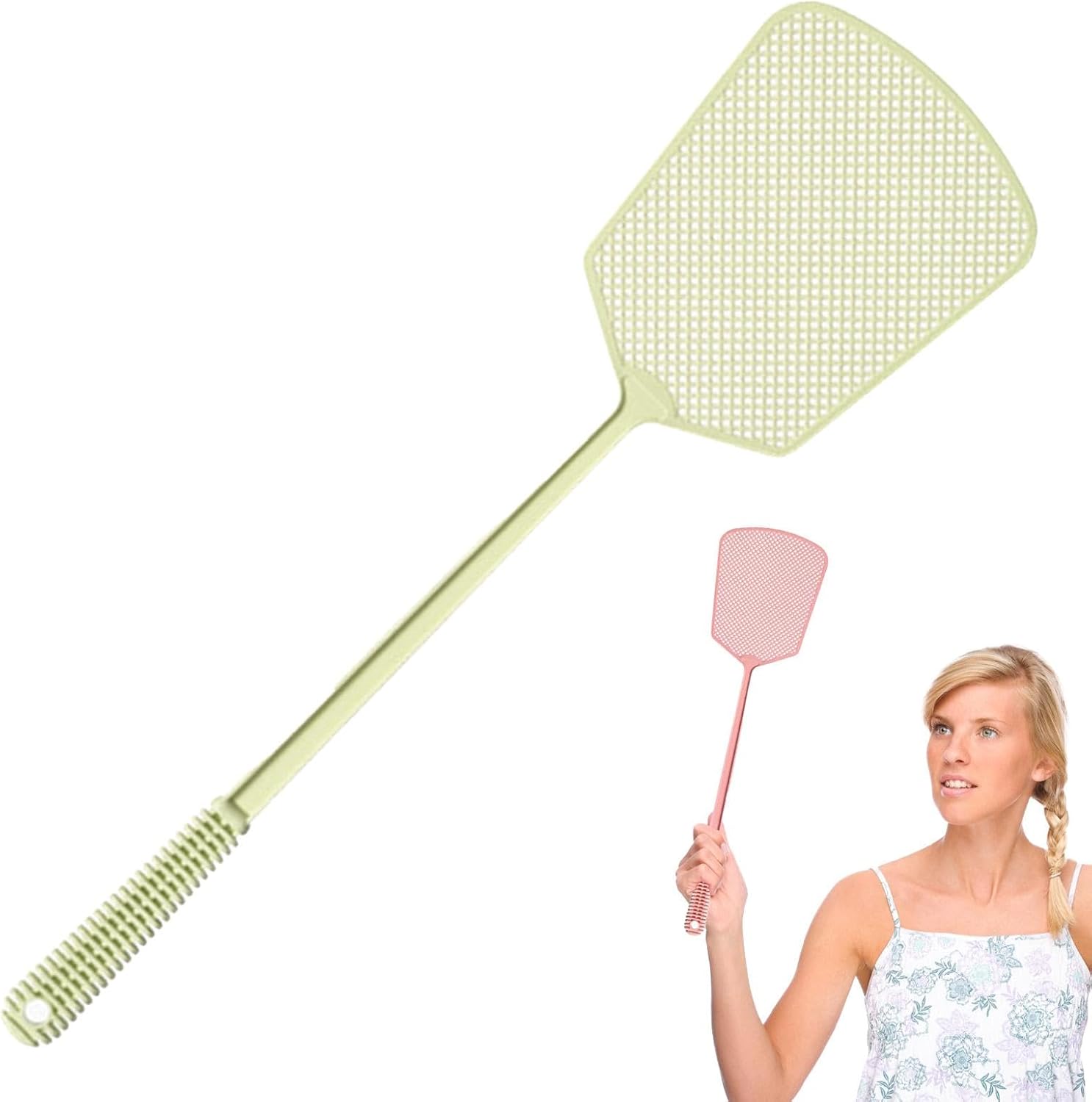 Amazon.com: Generic Long Handle Fly Swatter - insectt Swatters ...