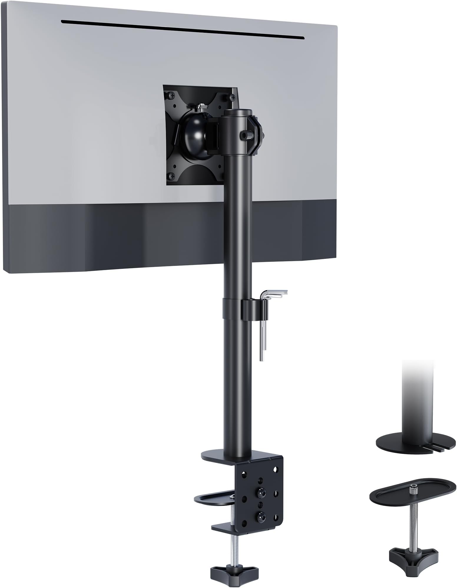 Amazon.com: BONTEC Single Monitor Desk Mount for 13-34 Inch Screens ...