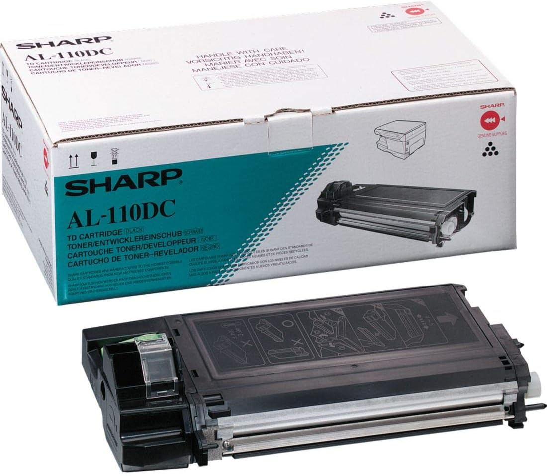 Sharp Al110Dc black laser toner copier cartridge AL-1043 AL-1045 AL-1217 D AL-1252 AL-1255 AL ...