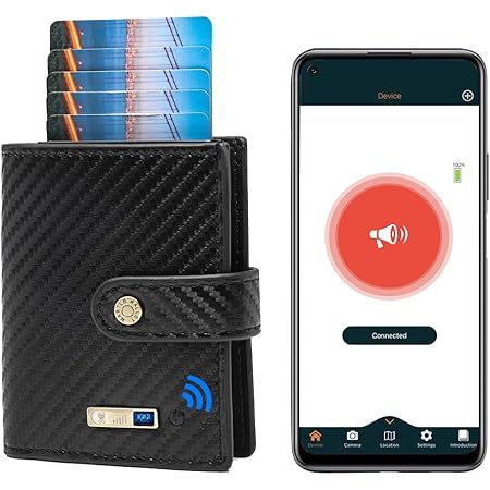 Amazon.com: G2eComme AirTag Card Holder Minimalist Wallet – Ultra Slim ...