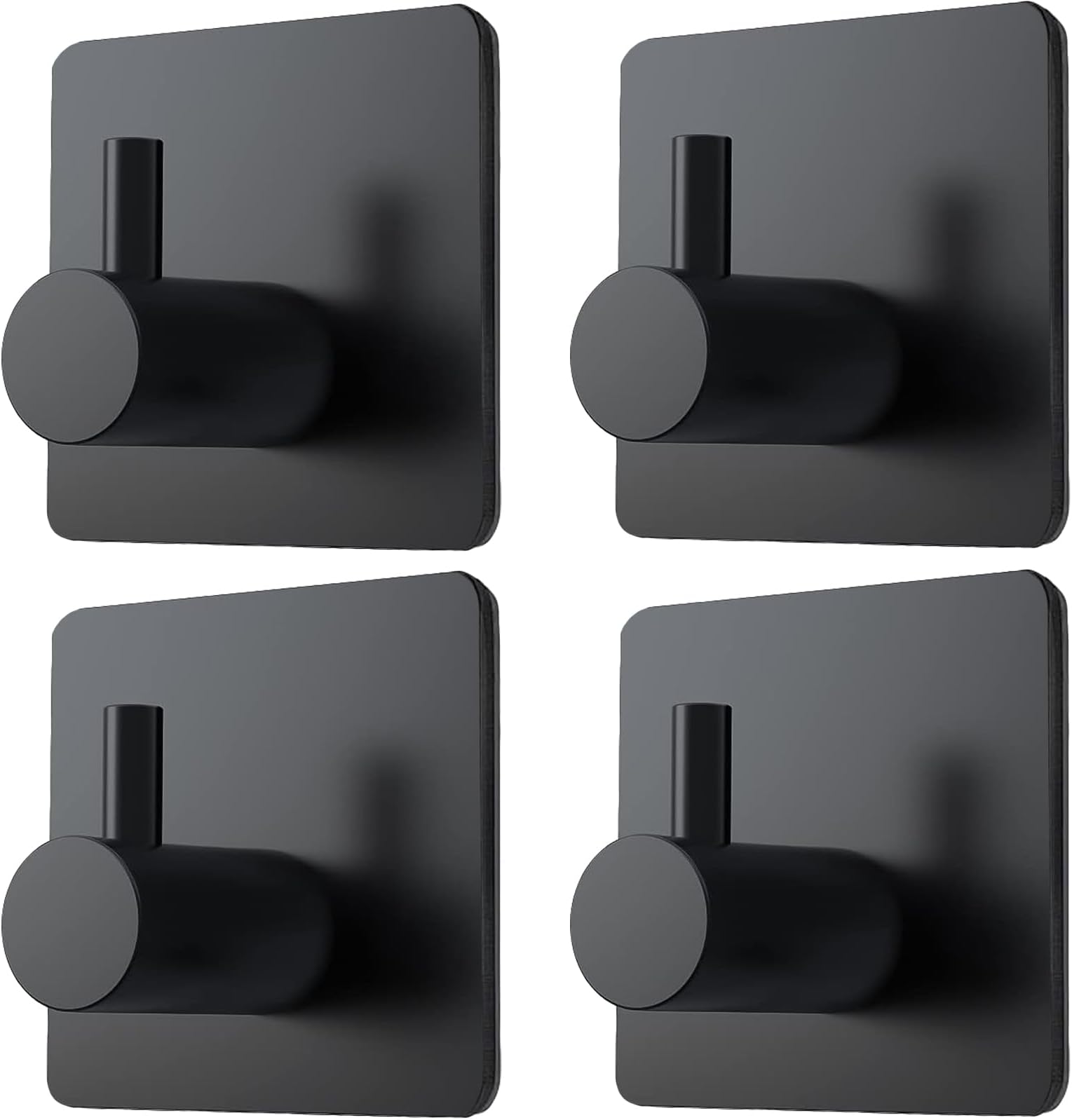 VIS'V Black Adhesive Hooks - 8 Pcs - Amazon.com