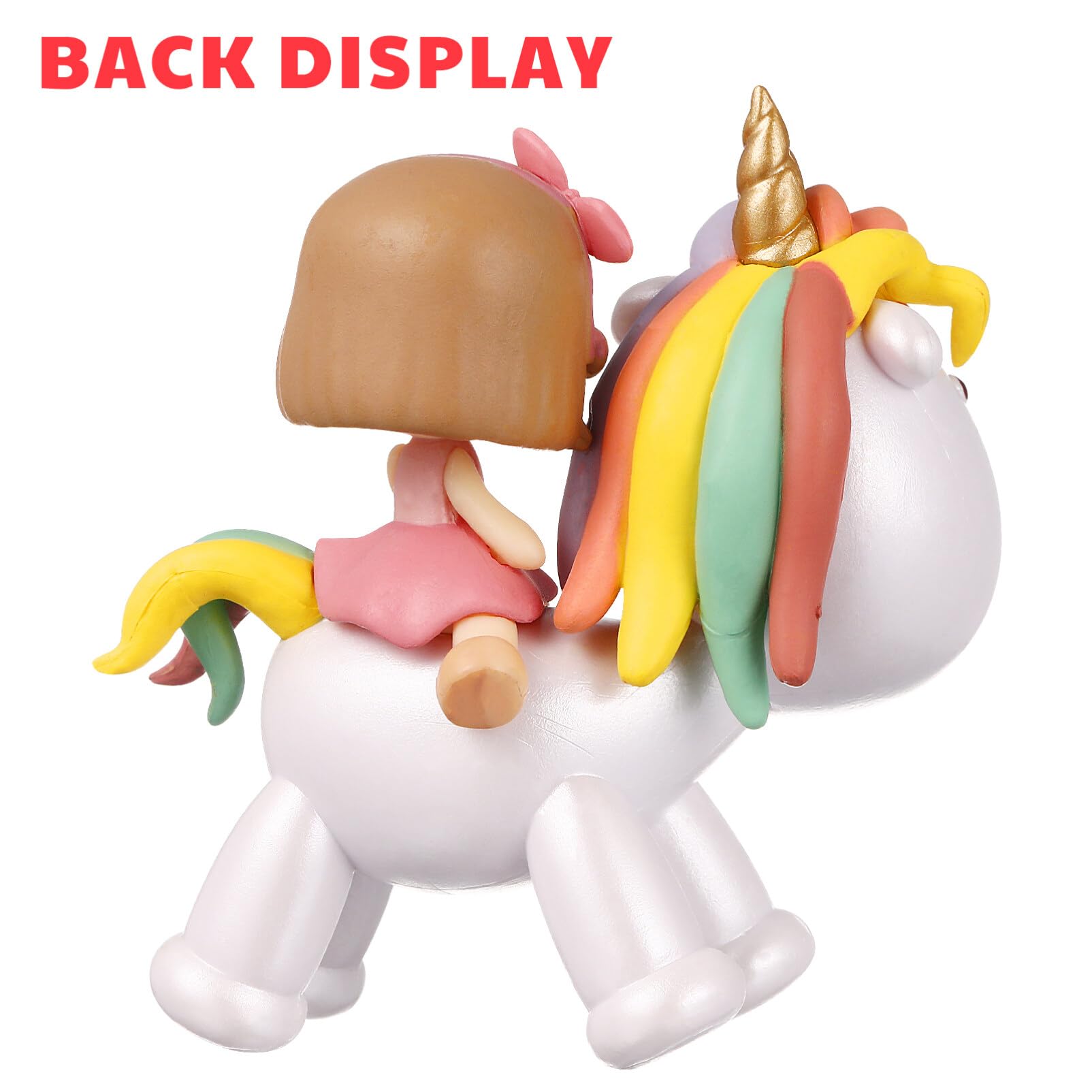 Snapklik.com : Mini Unicorn Cake Decor Cartoon Unicorn Cake Topper ...