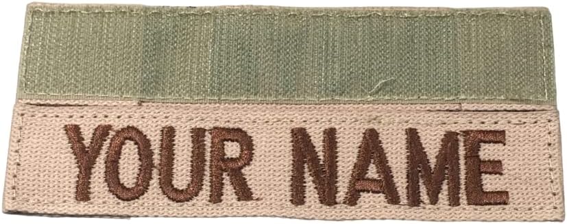 Amazon.com: ACU Army Name Tape or Army Tape, with Fastener or Sew-On ...