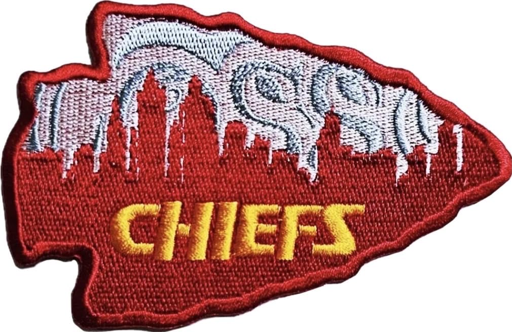 Amazon.com: Rugby Fans Chiefs Logo Patch Embroidery (Red) American ...