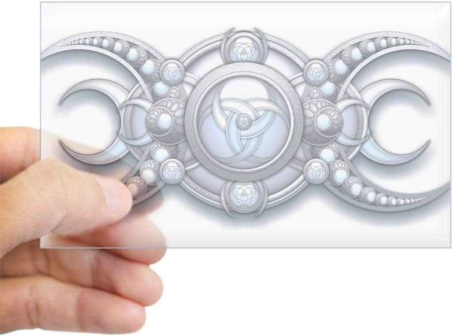 Amazon.com - Triple Goddess Moons and Stars Sticker Bumper Sticker ...