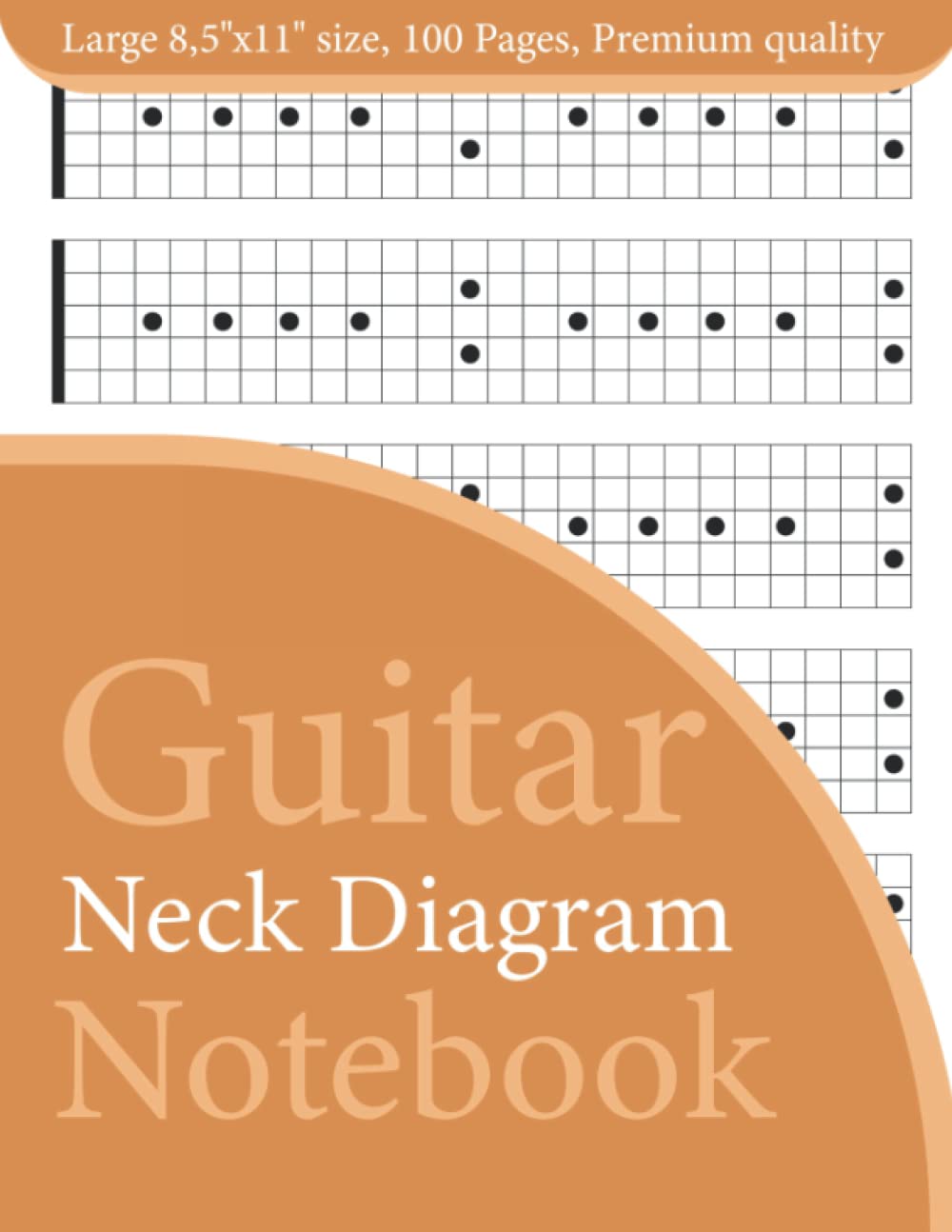 Buy Guitar Neck Diagram : 100 Blank Sheet Music Composition Paper ...