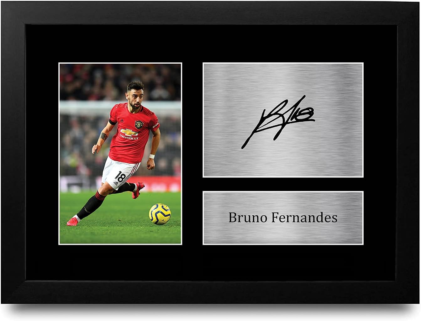 HWC Trading BLK FR Bruno Fernandes Manchester United Man Utd Gifts ...