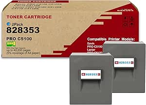 Amazon.com: IGUGNIK 2 Packc 828353 Toner(40,200 Pages) High Yield Toner ...