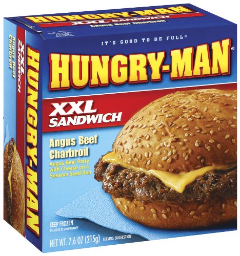 Amazon.com: Hungry Man XXL Angus Cheeseburger, 7.6 oz (Frozen)