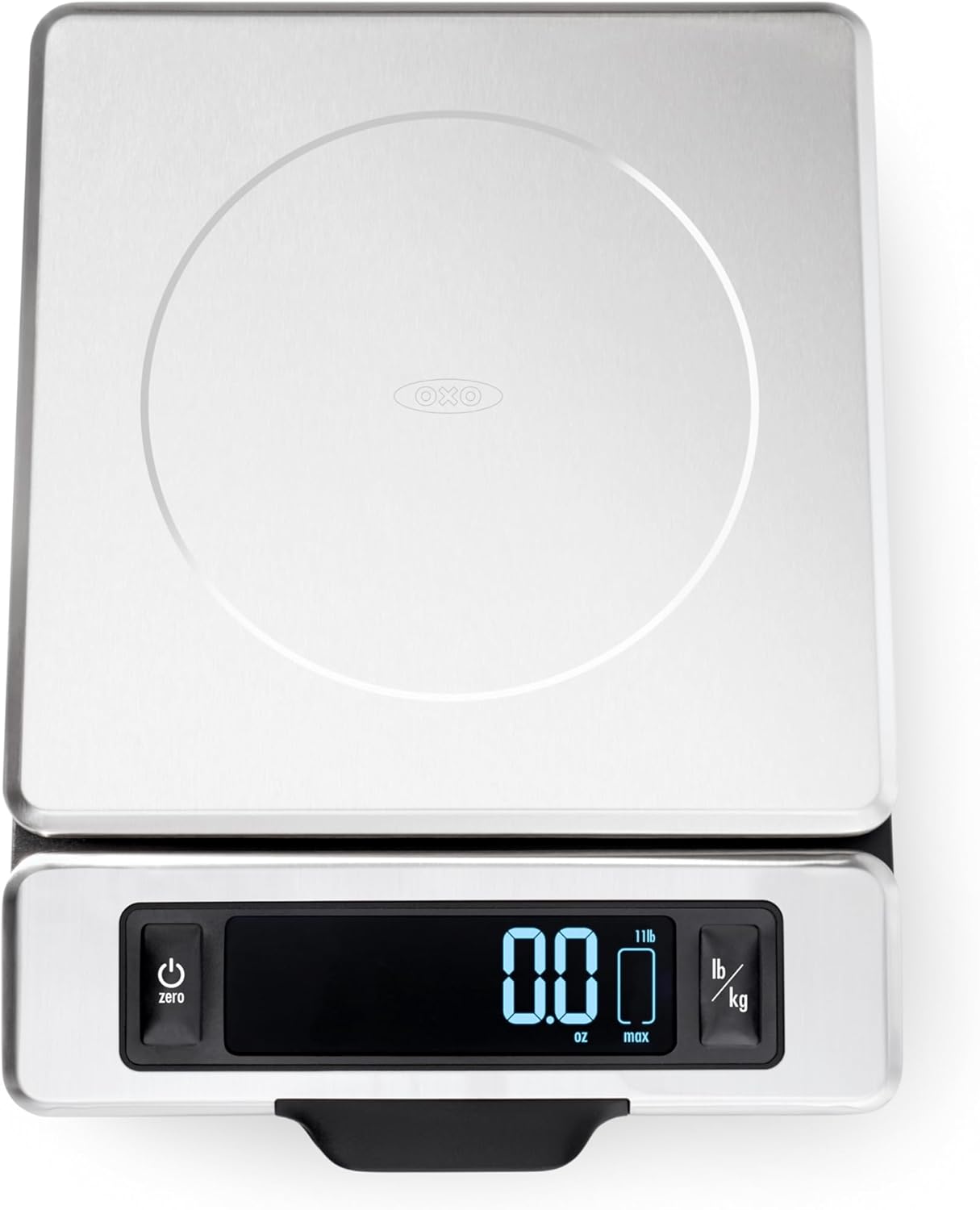 OXO Good Grips Food Scale with Pull-Out Display, Stainless Steel ...