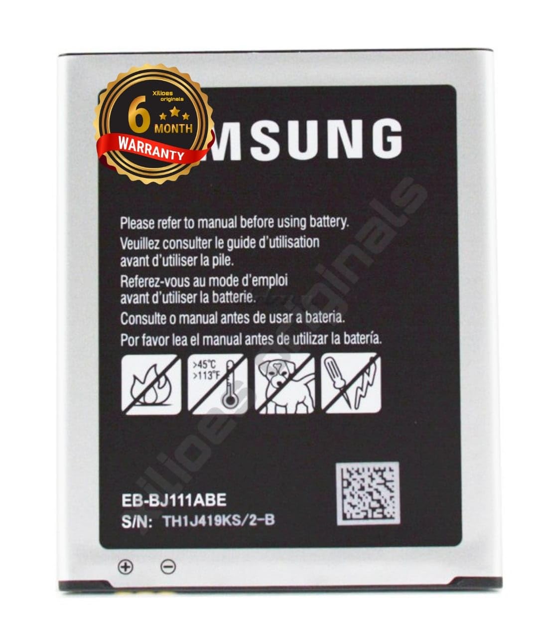 XILIOES ORIGINALS® EB-BJ111ABE Battery for Samsung Galaxy J1 Ace 3G ...