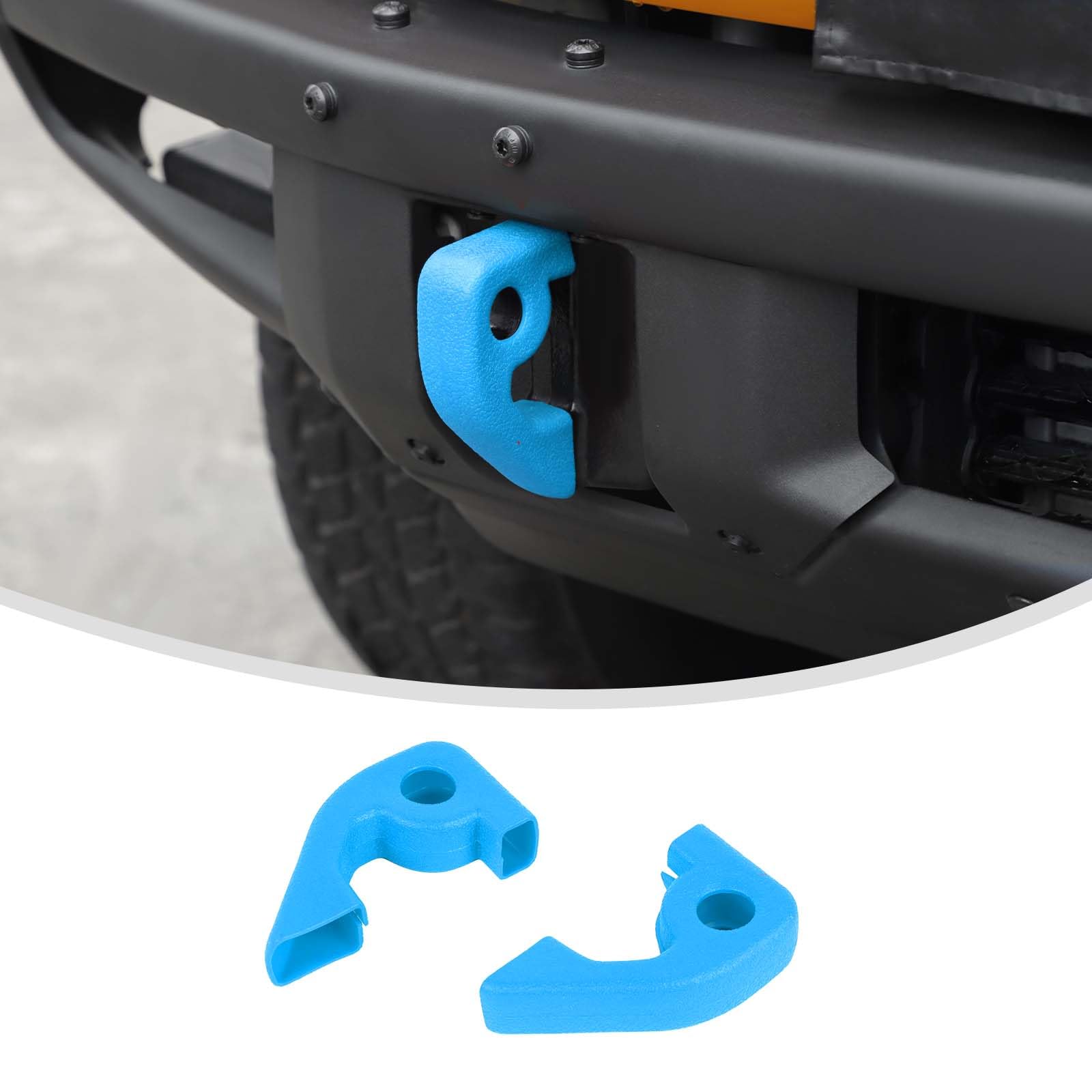 Tow Hooks Linskip Tow Hook Kit For Ford Bronco 2021-2025+ - Red D-Ring ...