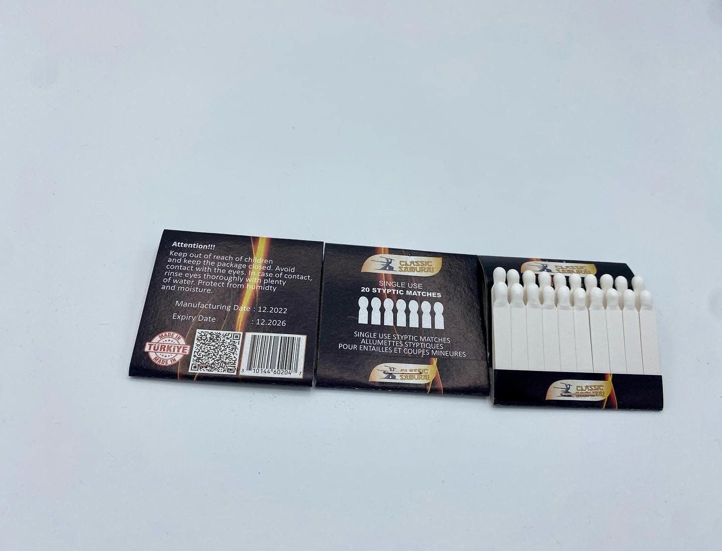 Amazon.com: Classic Samurai Styptic Matches Disposable Single Use (Pack ...