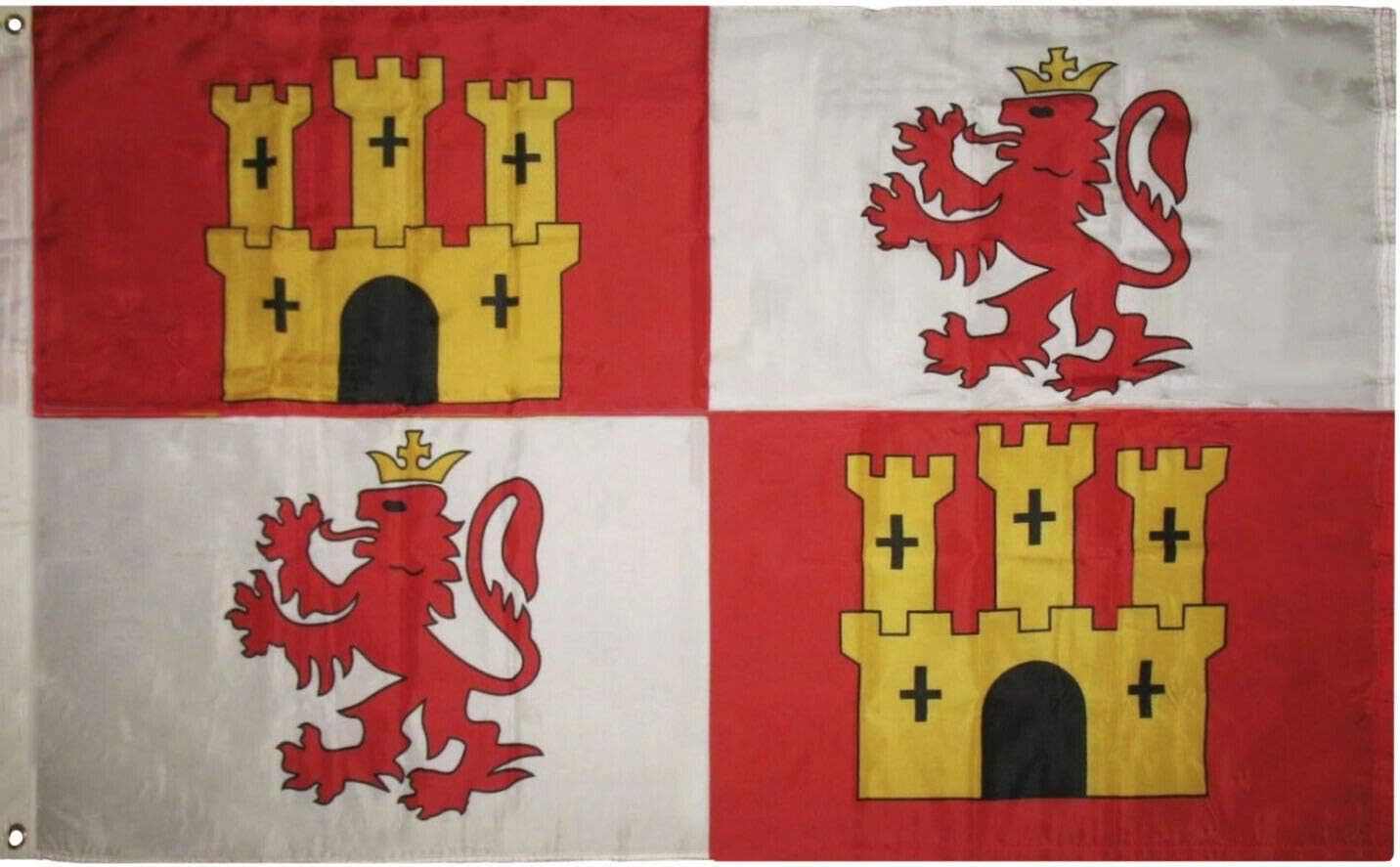 Amazon.com : Trade Winds 3x5 Spain Lions Lion and Castles Castle ...