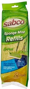 Amazon.com: Sabco Sponge Mop Refill 2 Pack : Health & Household