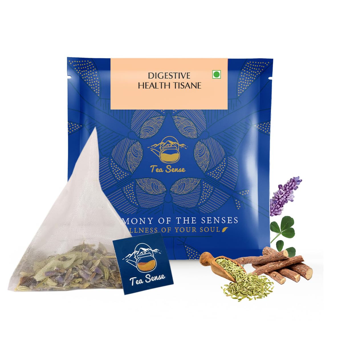 TEA SENSE Digestive Health Tisane | Ajwain, Methi, Cumin, and More ...