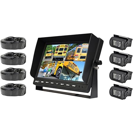 Amazon.com: Pyle PLCMTR104 Weatherproof Rearview Backup Camera System ...