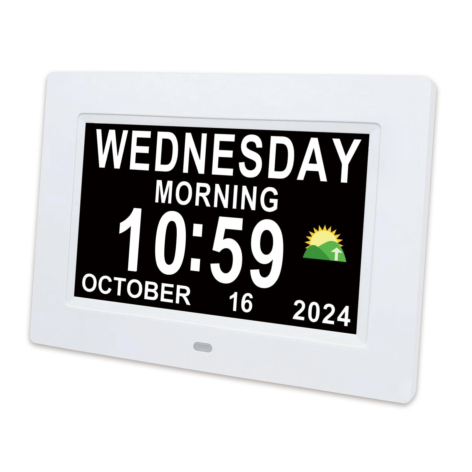 Amazon.com: SSINI Digital Calendar Dementia Clock Alarm Clock with Day ...