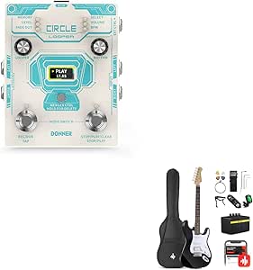 Amazon.com: Donner DST-100B 39 Inch Electric Guitar Beginner Kit with ...
