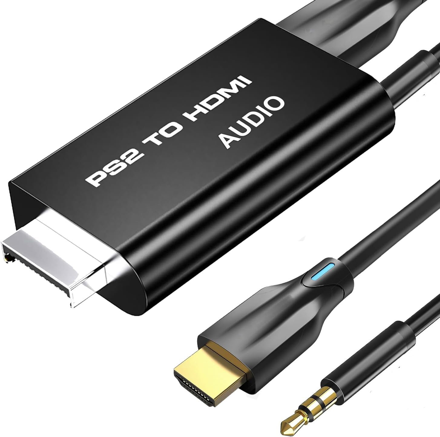 Amazon.com: FANTIA PS2 to HDMI Video Converter Adapter PS2 Input HDMI ...