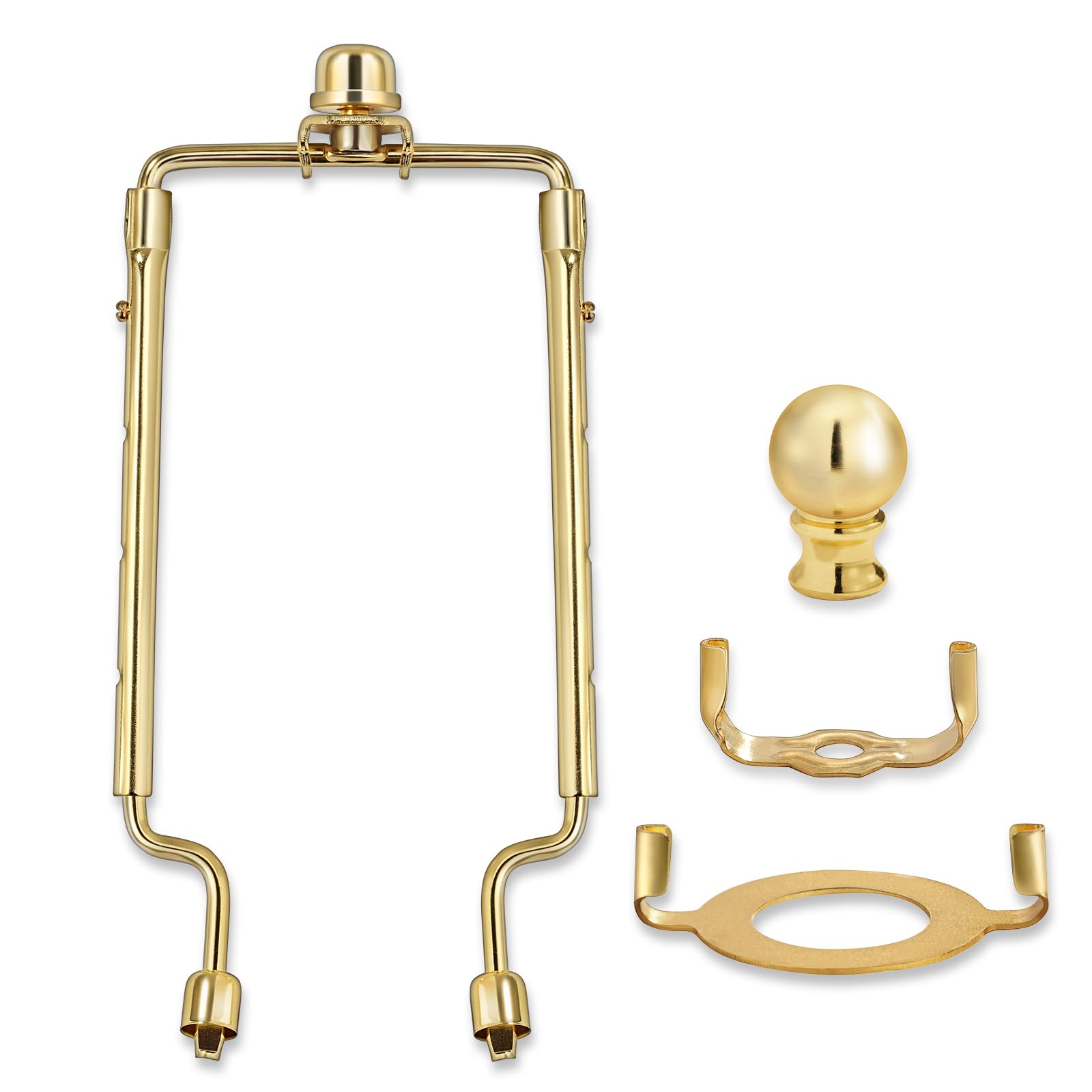7 8 9 10 inch Lamp Shade Harp Holder,Gold Lamp Harp Kit,Fit both ...