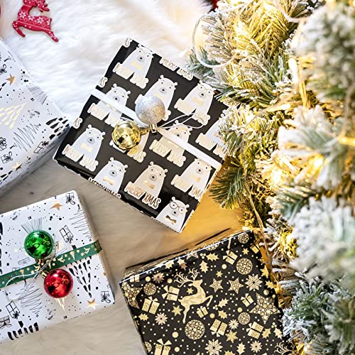 Snapklik.com : MAYPLUSS Christmas Wrapping Paper Roll - Mini Roll - 17 ...