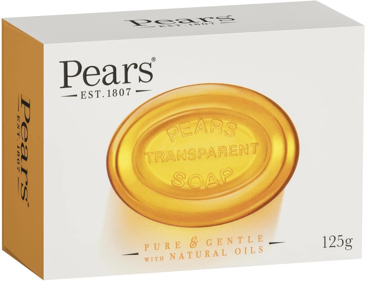 Amazon.com : Pears Oil-Clear Soap Each Bar 4.4 Oz (Original Gentle Care ...