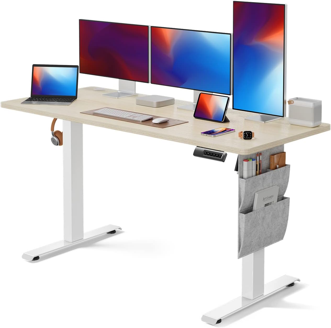 Amazon.com: Marsail Standing Desk Adjustable Height, Electric Standing ...