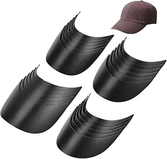 Amazon.com: NBEADS 24 Pcs 4 Styles Baseball Cap Visor Insert, Plastic ...