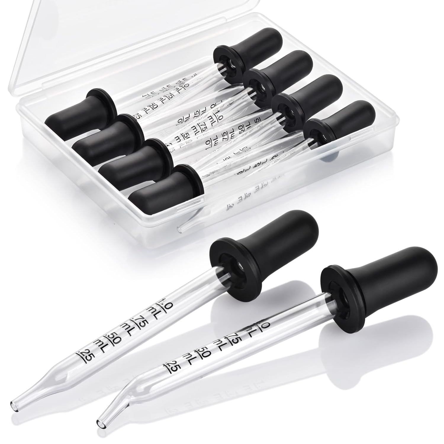 Amazon.com: Herain Eye Dropper 8 Pack, Glass Pipette Dropper, 1 ml ...