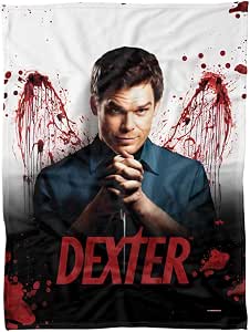 Amazon.com: Trevco Dexter Blood Never Lies Fleece Blanket 60" x 80 ...