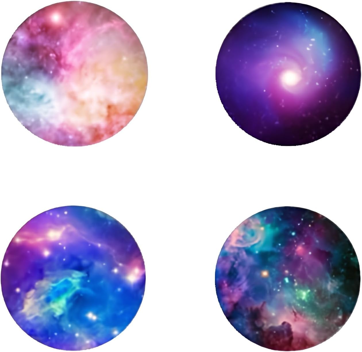 4 Pack Cellphone Stand,Cell Phone Finger Foldable Holder Starry Sky ...