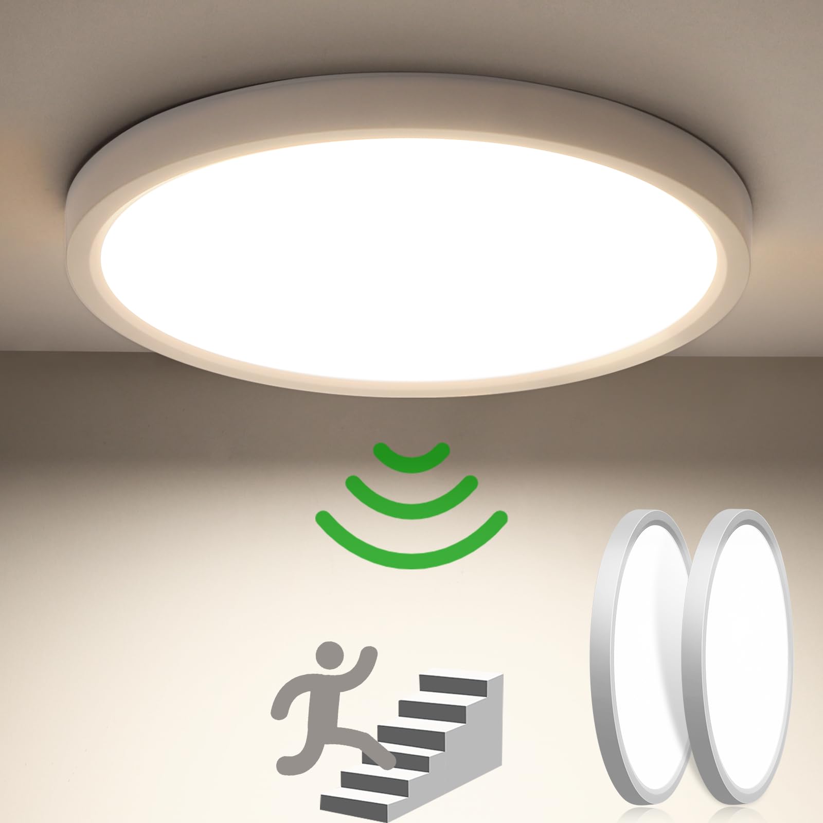Round Ceiling Motion Detectors