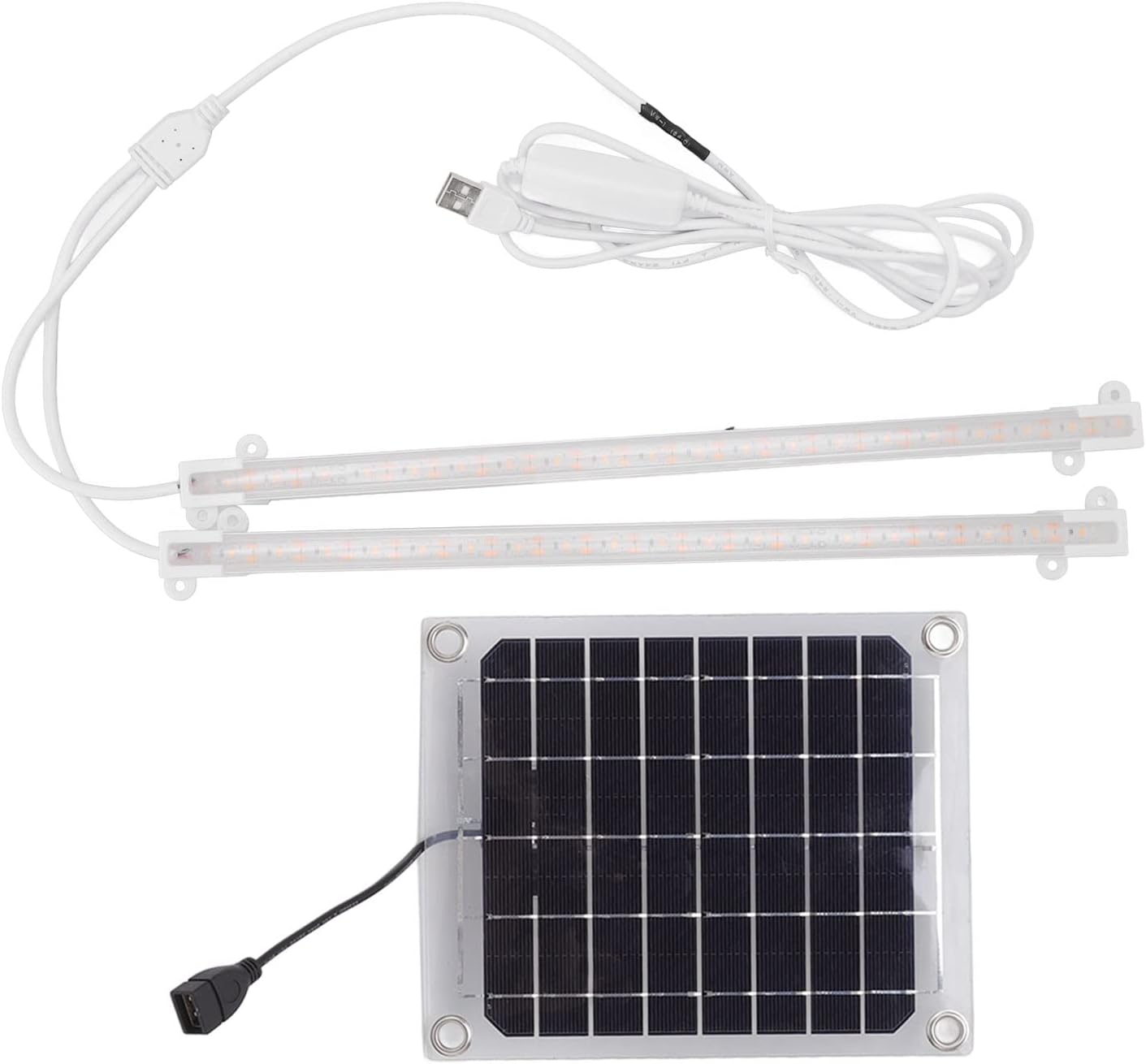 Amazon.com : Solar Grow Lights for Outdoor Indoor Plants, LED Solar ...