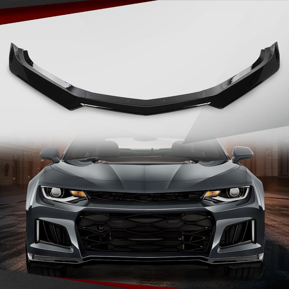 ABS Plastic Bumper Guard Front Bumper Lip/Splitter For 2016-2022 Chevy ...
