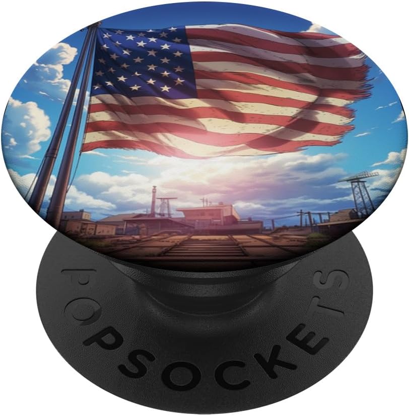 Amazon.com: USA Flag Vintage PopSockets Swappable PopGrip : Cell Phones ...