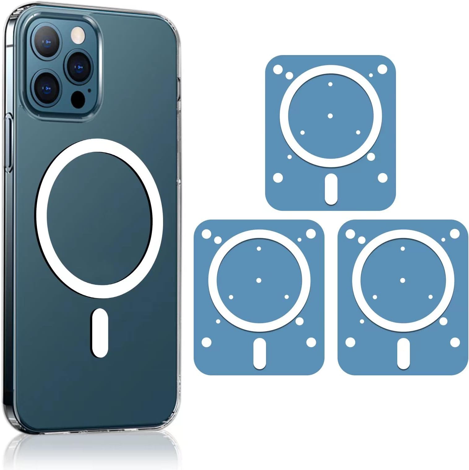 Amazon.com: XZC Mag Safe Magnet Sticker Strong Magnetic Mag Cover ...