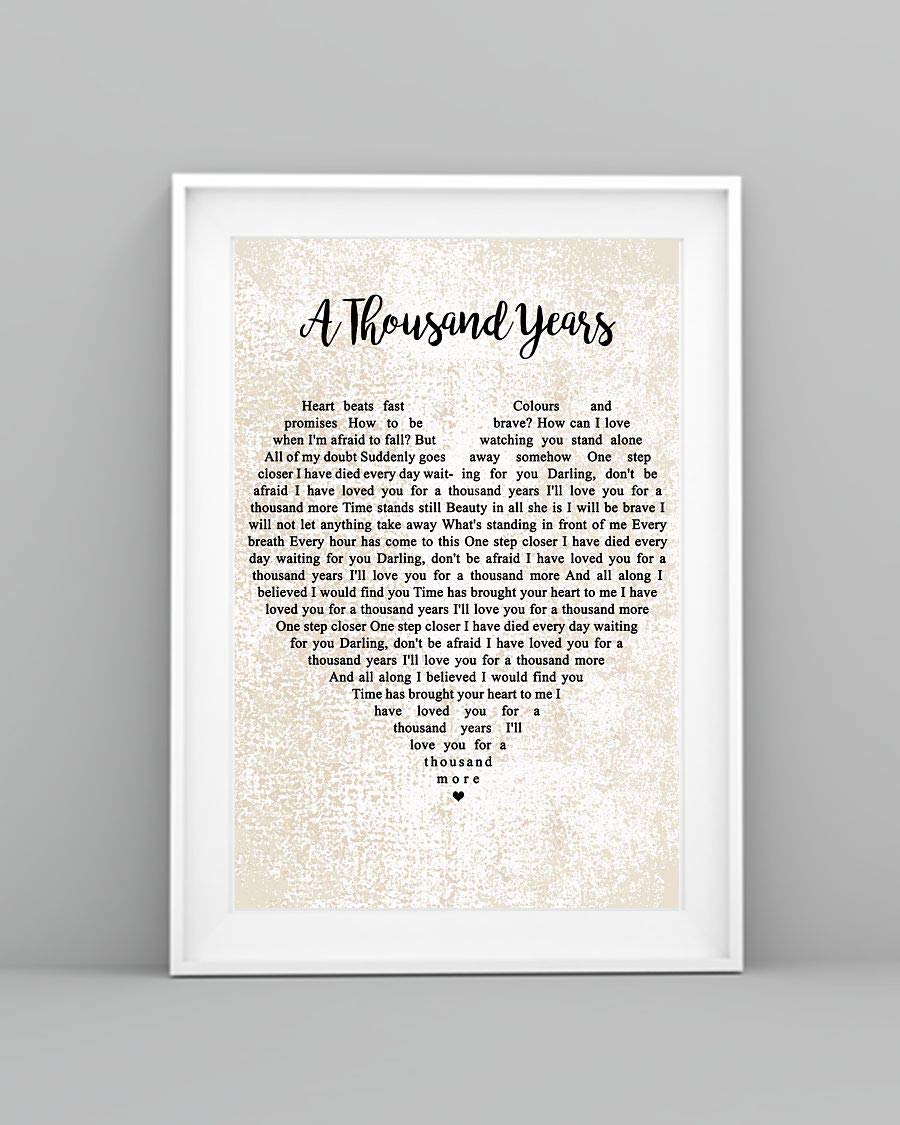 A Thousand Years Lyrics Whole Song